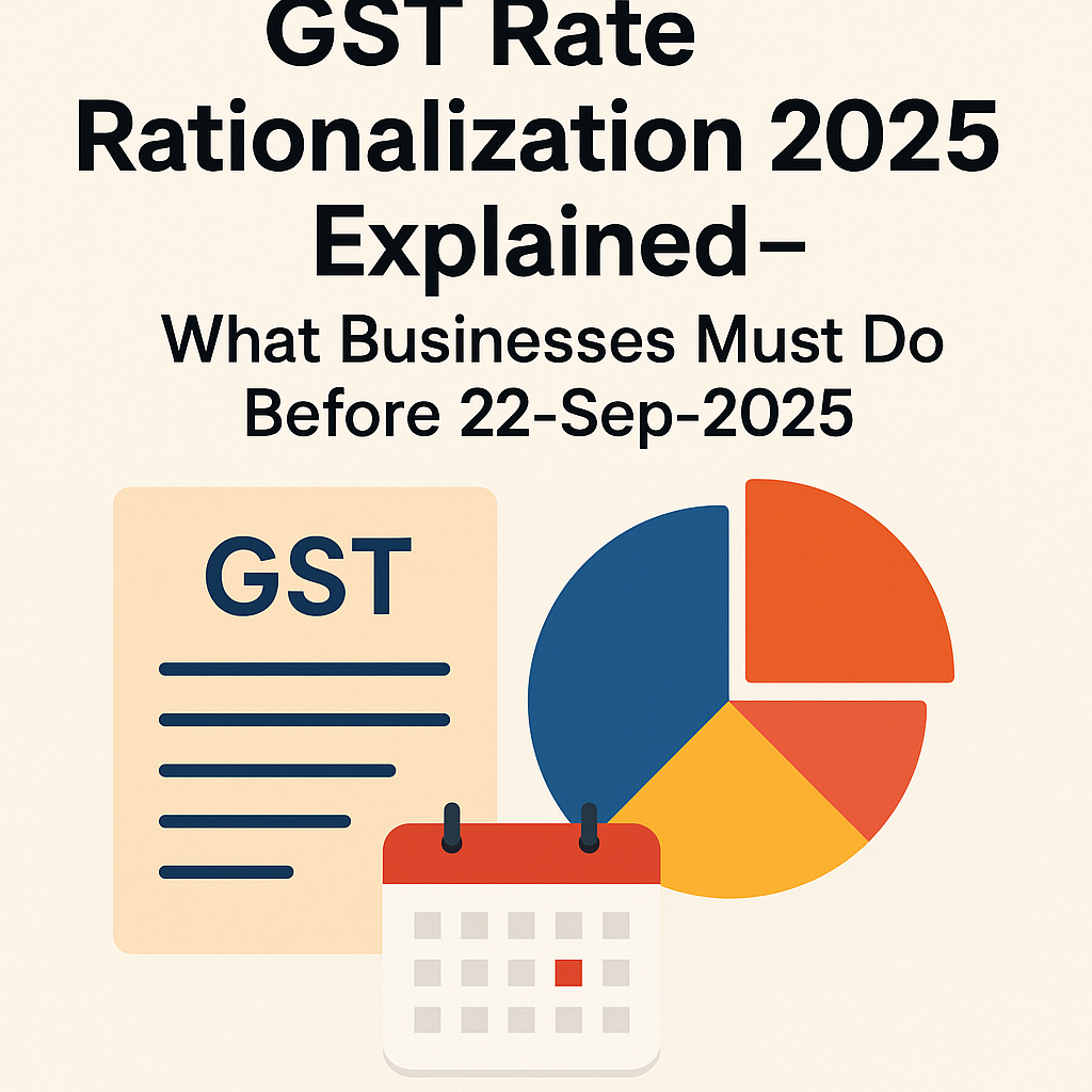 GST Rate Rationalization 2025 Explained – What Businesses Must Do ...