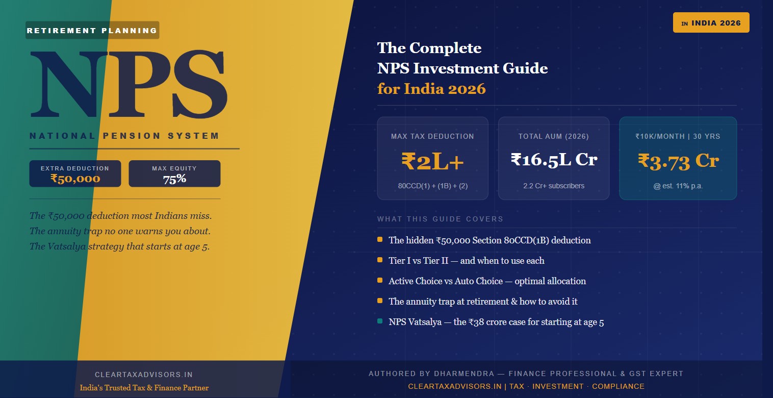 NPS Investment Guide India 2026: Tax Benefits, Tier I vs Tier II ...